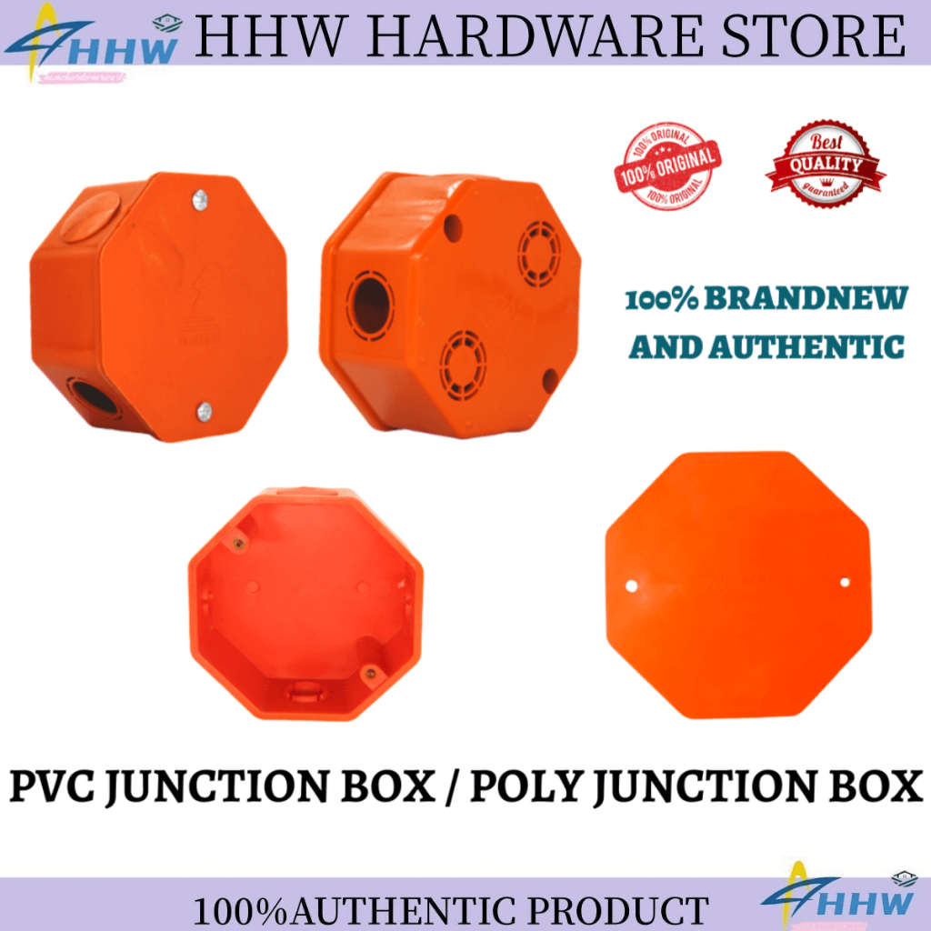 PVC JUNCTION BOX / POLY JUNCTION BOX 1PC | Shopee Philippines