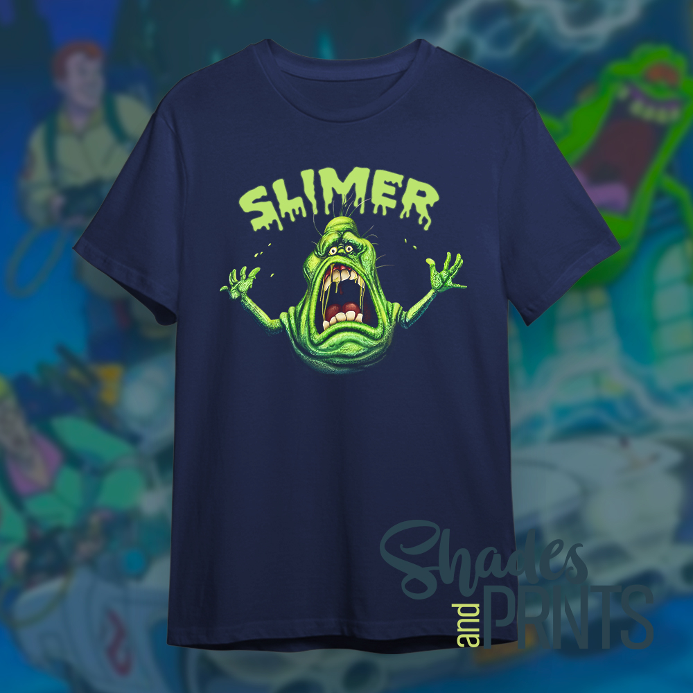 Slimer GhostBusters Classic Cartoons Movie Printed Shirt Streetwear ...