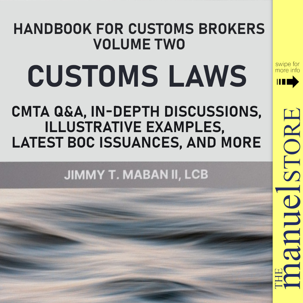 Maban (2023) Vol. 2 Customs Laws Handbook for Customs Brokers CMTA ...
