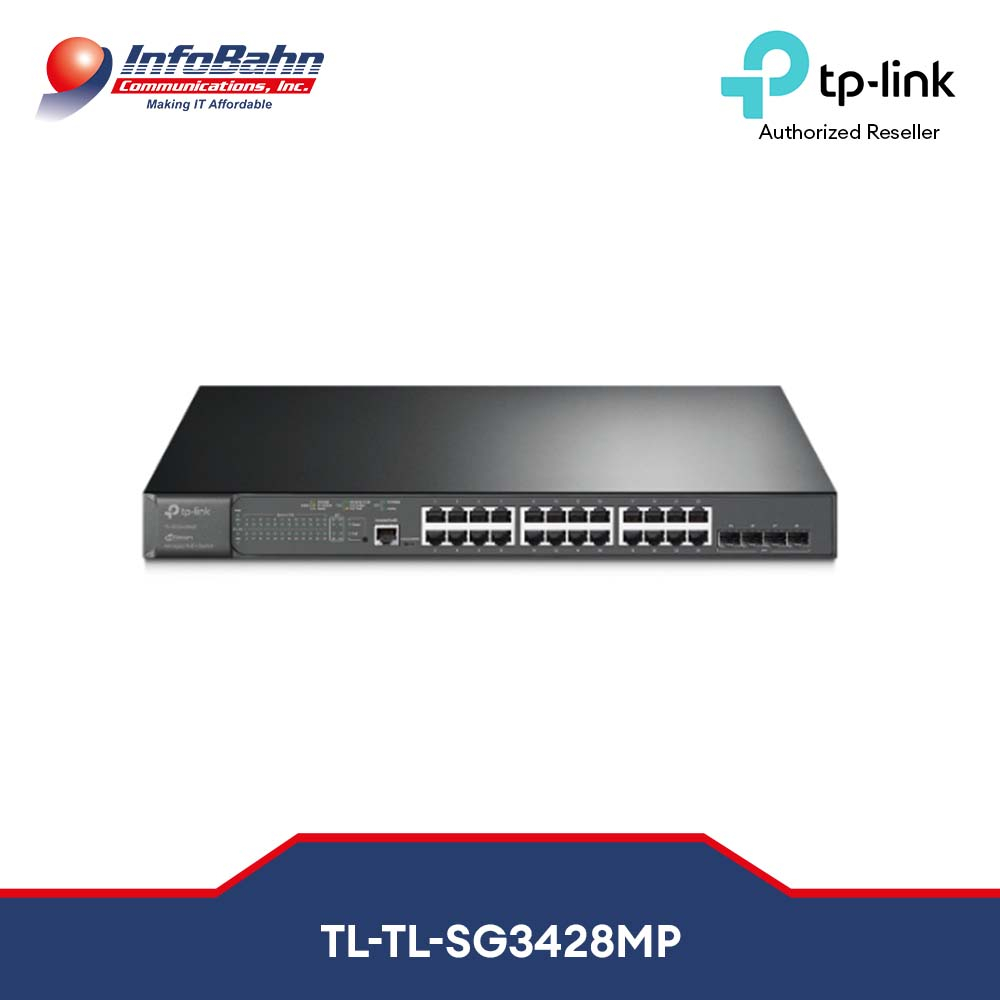 TP Link JetStream 28-Port Gigabit L2+ Managed Switch with 24 Port PoE+ ...