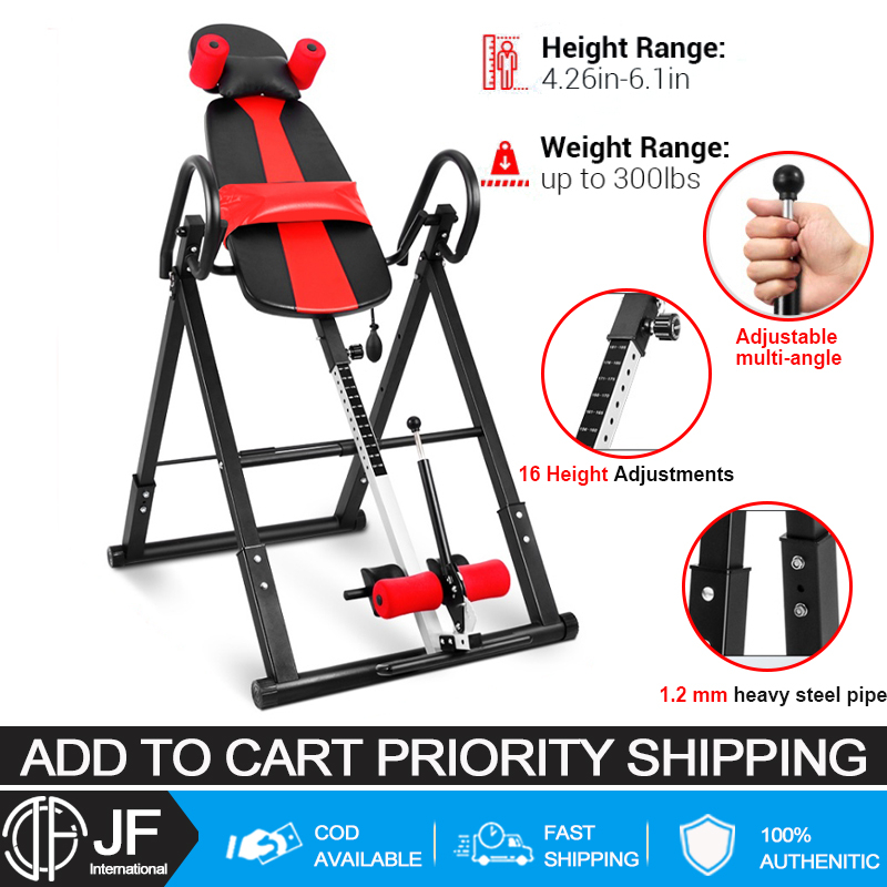 Heavy Handstand Machine Gravity Inversion Table Foldable Ergonomic ...