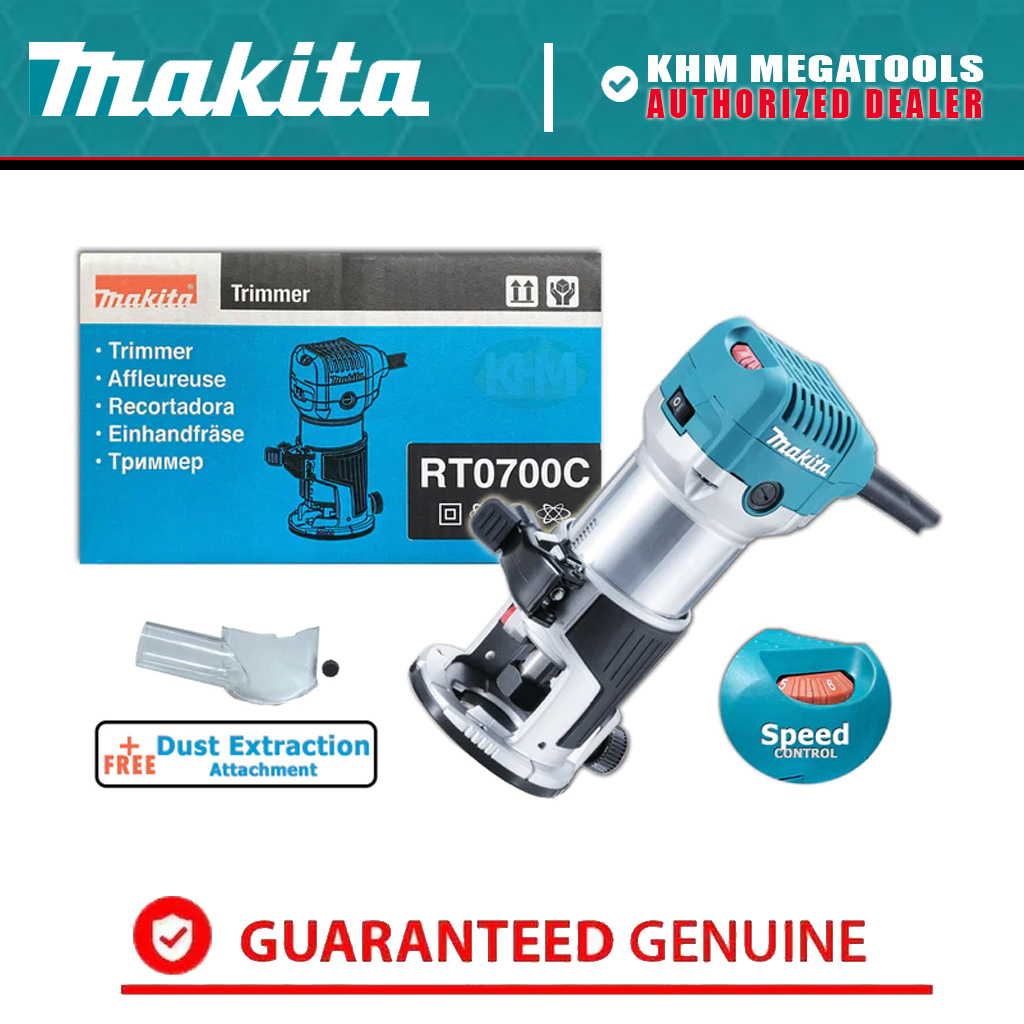 Makita RT0700C Palm Router 1/4" (Variable Speed) 710W •khm megatools ...