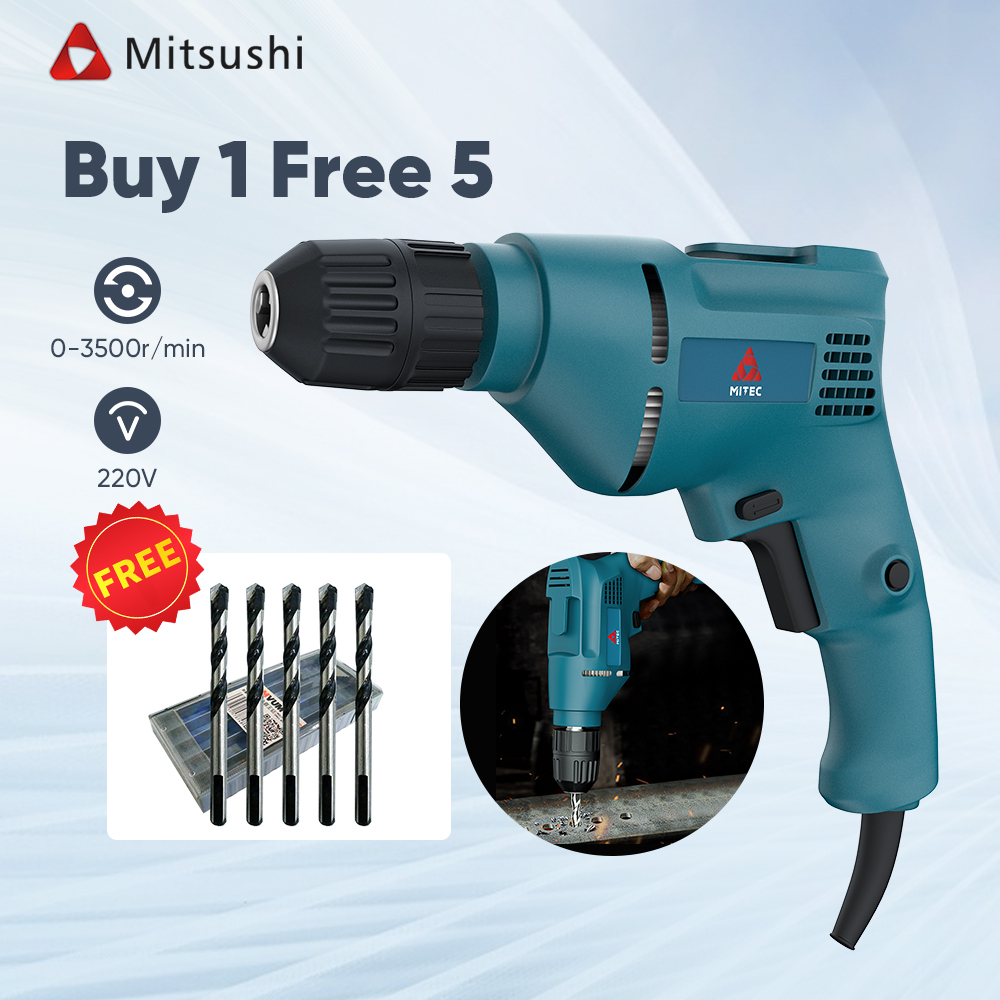 Mitec by Mitsushi MTC010D 400W 10mm Electric Drill Professional Hand ...