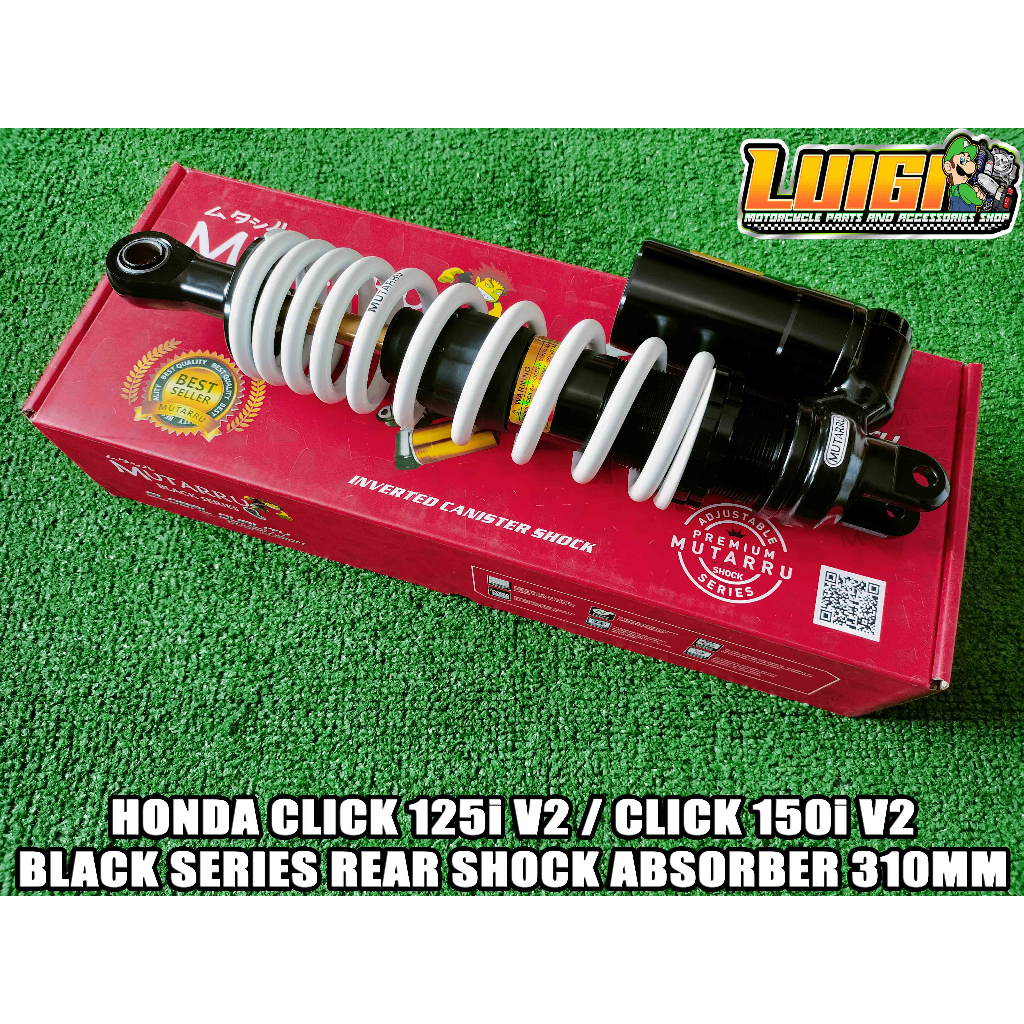 MUTARRU HONDA CLICK 125i V2 / CLICK 150i V2 REAR SHOCK ADJUSTABLE W ...