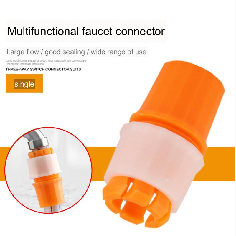 Multifunctional faucet connector Three-way Switch connector Suits ...