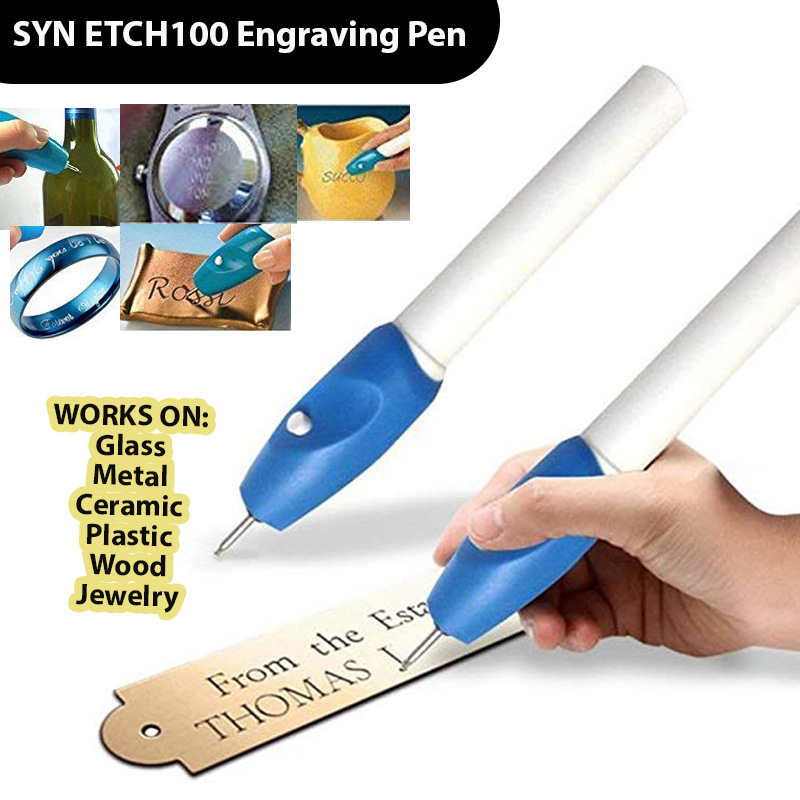 SYN Etch100 Engraving Pen Etching Carving Engraver Machine with Tool ...