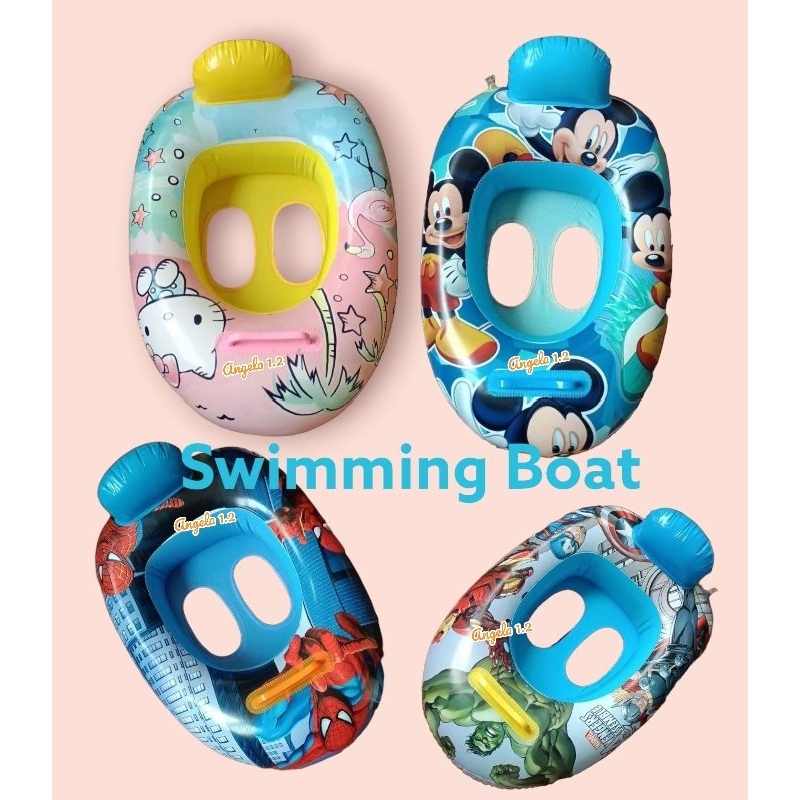 SWIMMING Boat chair Salbabida for Toddler /kids 1-7old with handle ...