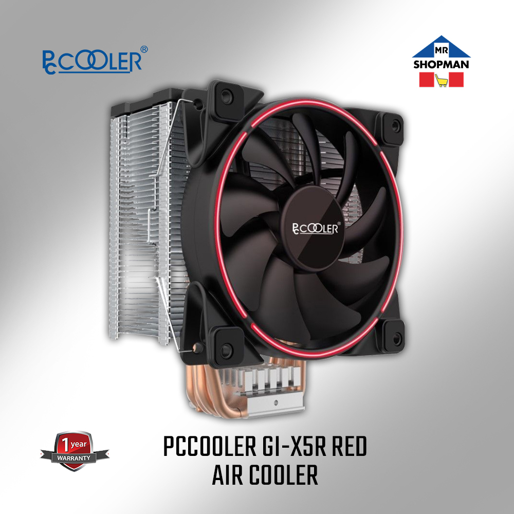 PCcooler GI X5R CPU Cooler Air Cooler with 120MM CPU Fan | Shopee ...