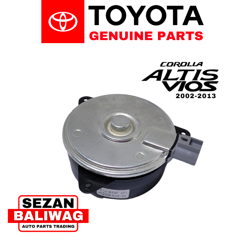 ORIGINAL TOYOTA RADIATOR FAN MOTOR COROLLA ALTIS VIOS 2002-2013 16363 ...