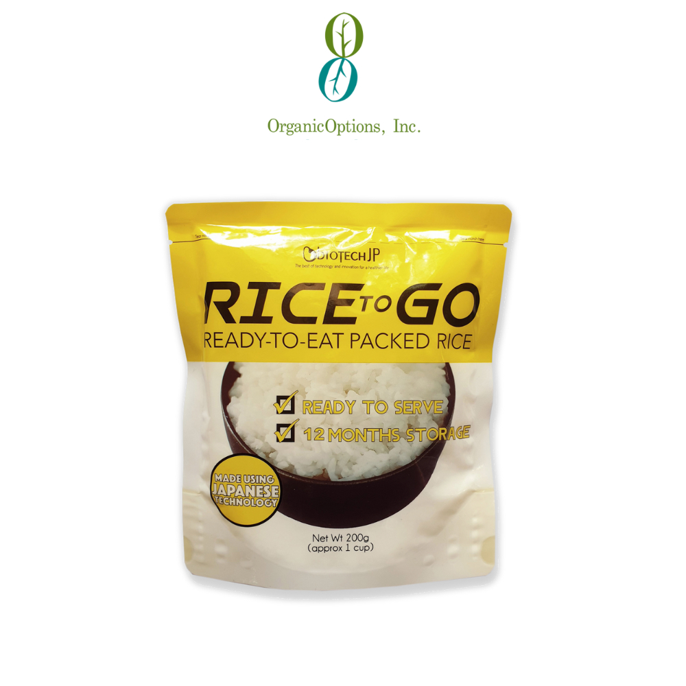 BiotechJP Rice to Go Ready-to-eat Packed Rice 200g | Shopee Philippines