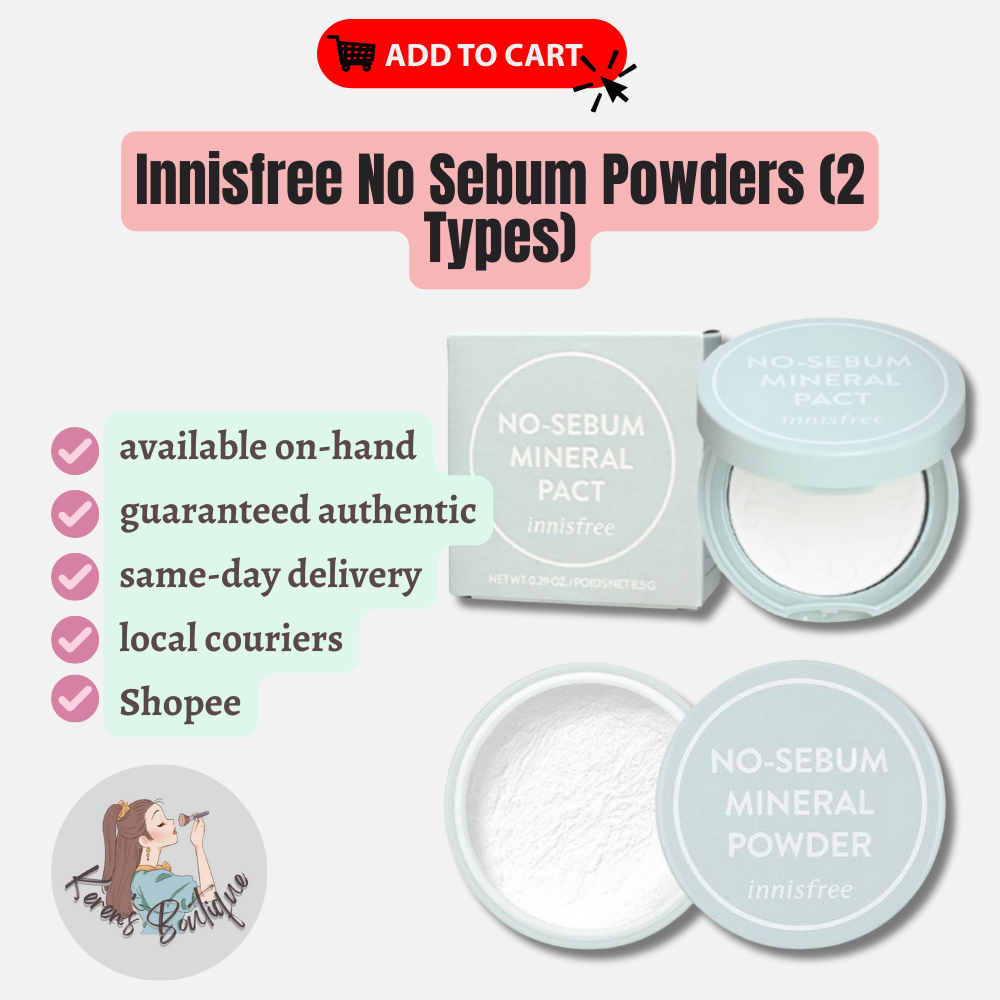 Innisfree No Sebum Powders (2 Types) | Shopee Philippines