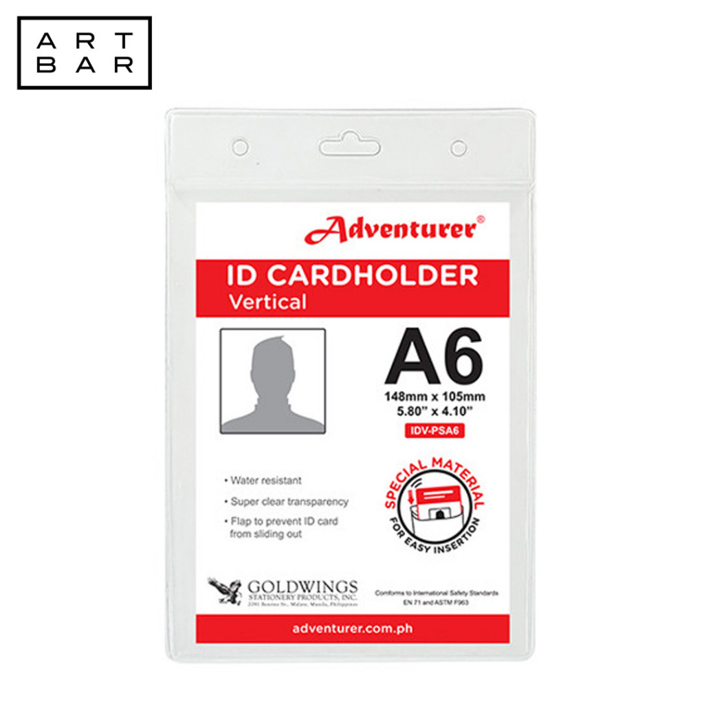 Adventurer Id Jacket Idv-Psa6 182X120mm A6 Vertical - Art Bar | Shopee ...