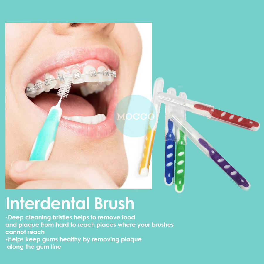 1pc mini solo interdental for braces thin clean brush oral & dental ...