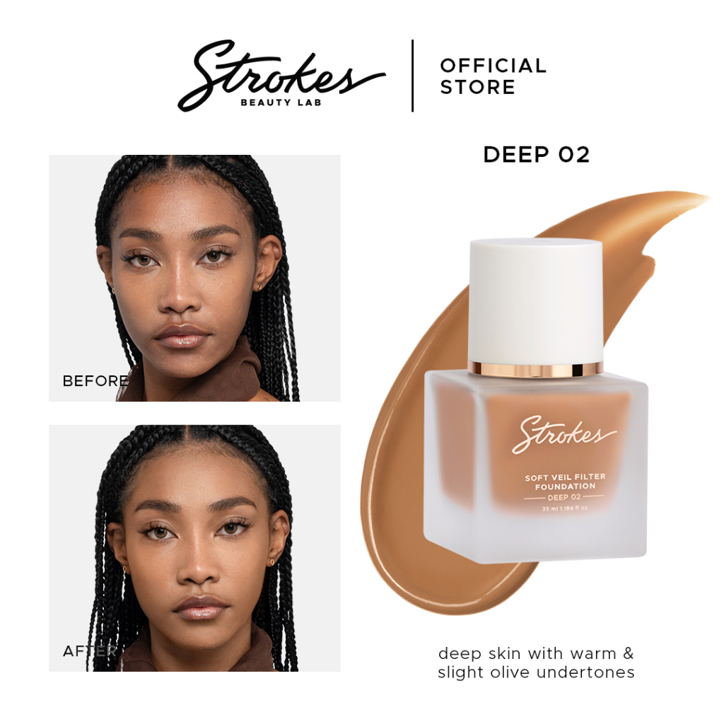 Strokes Soft Veil Filter Foundation [Oil-Free Soft Matte Liquid ...