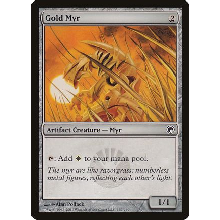 Gold Myr - Scars of Mirrodin (SOM) | Shopee Philippines