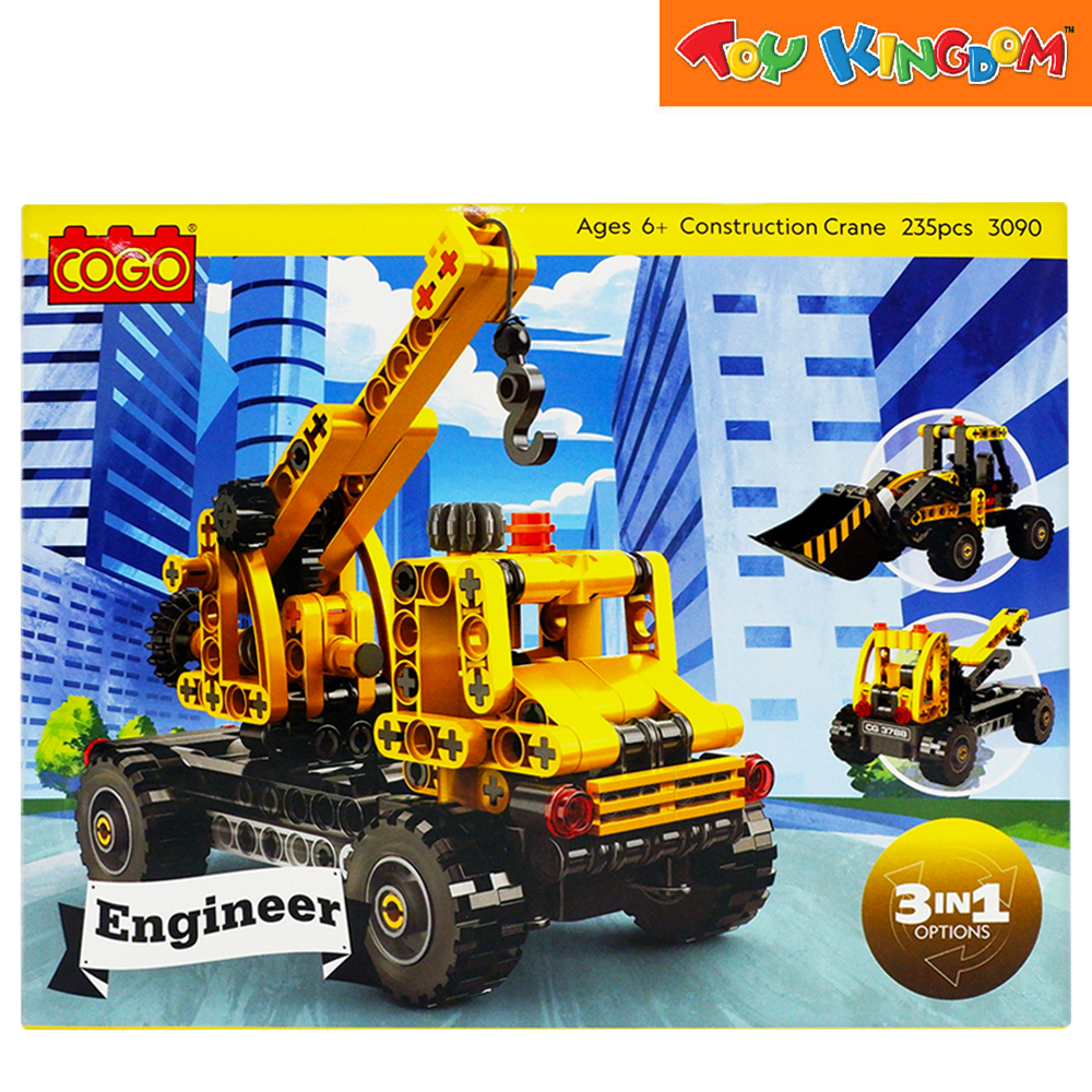 Cogo 3090 Engineer Construction Crane 235 Pcs Blocks | Shopee Philippines