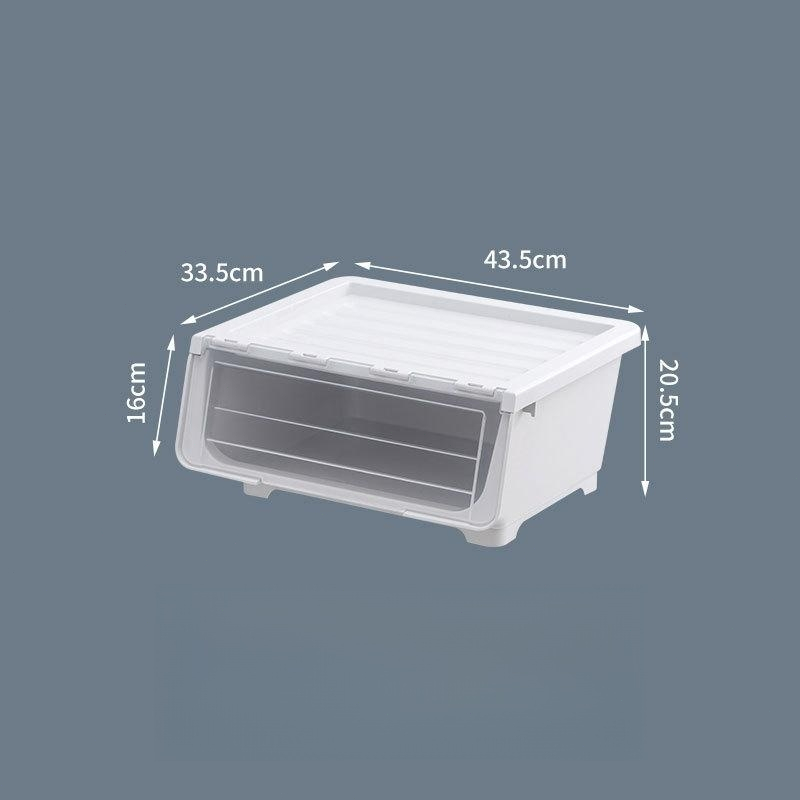 Front Opening Storage Box Collapsible Flip Top Storage Boxes with ...