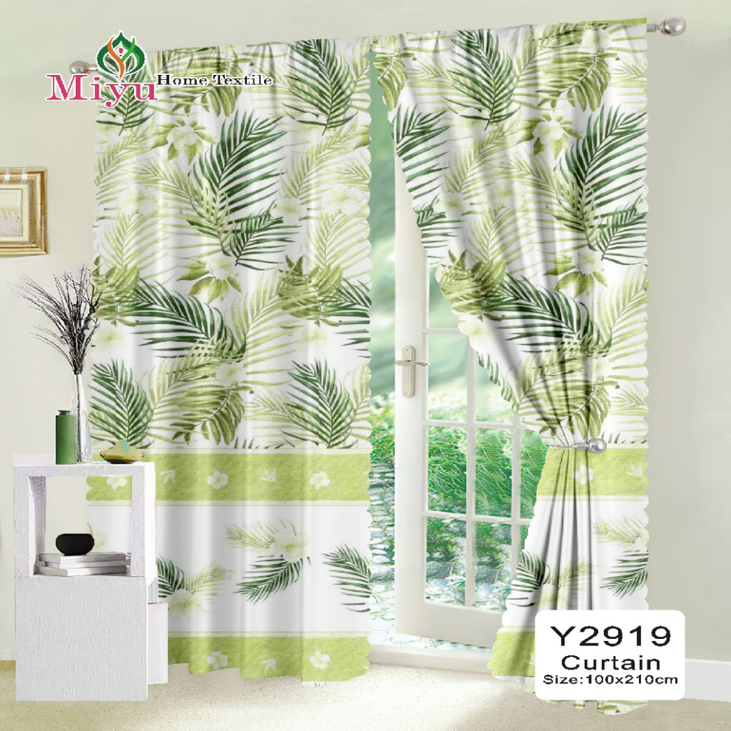 Curtain New Design 100x210CM Curtain Kurtina Door Curtain Lace Curtain ...