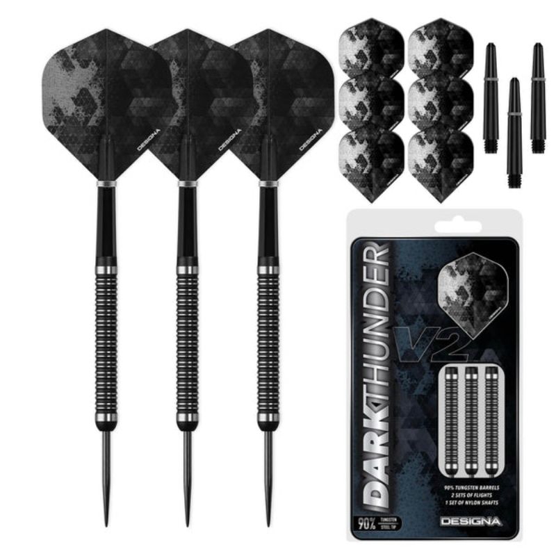 DESIGNA DARK THUNDER V2 [20G][22G] [24G][26G] 90% TUNGSTEN STEEL TIP ...