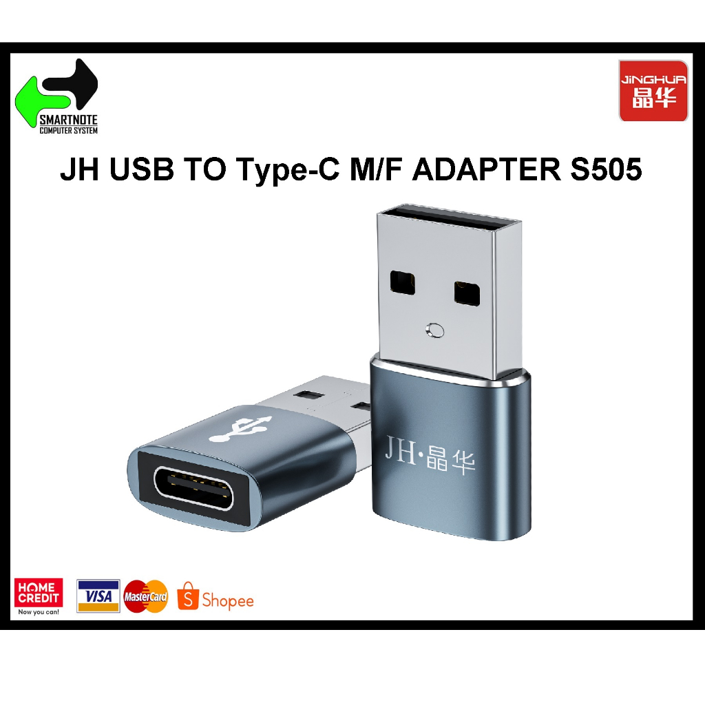 JH USB TO Type-C M/F ADAPTER S505 | Shopee Philippines