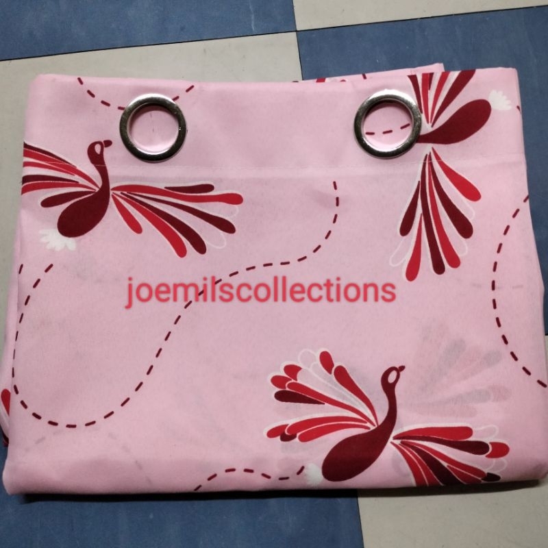 3n1 & per pc Ring curtain 5.6ft to 7ft pelican design | Shopee Philippines