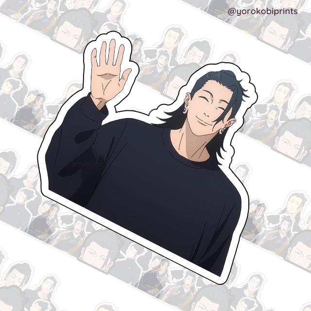 Suguru Geto - Jujutsu Kaisen - Peeker, Icon - Waterproof Laminated ...