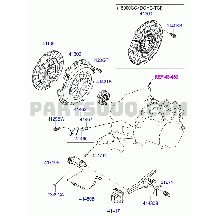 FRONT SUSPENSION ARM(LOWER) BALL JOINT - GRAND STAREX 2007- | PART NO ...