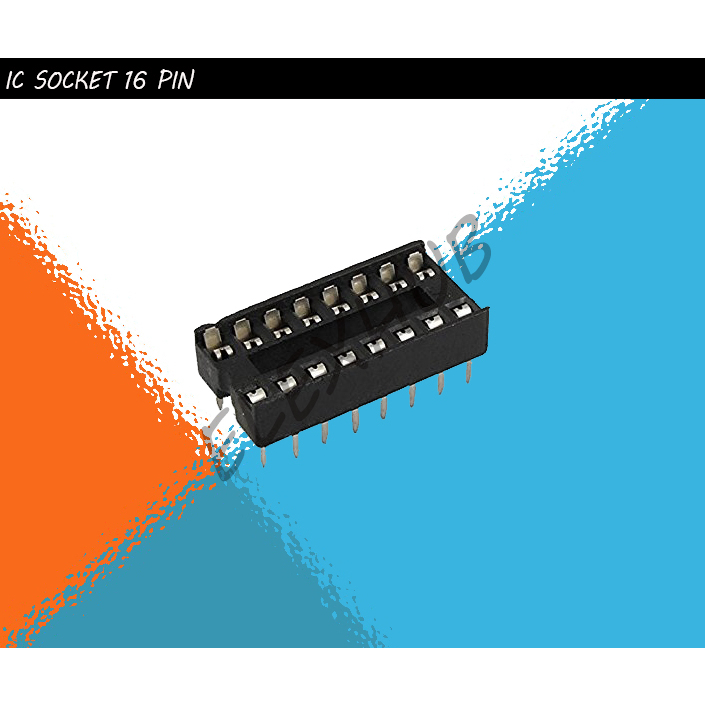 IC SOCKET 4, 8, 14, 16, 18 PINS (Integrated Circuit Socket) | Shopee ...