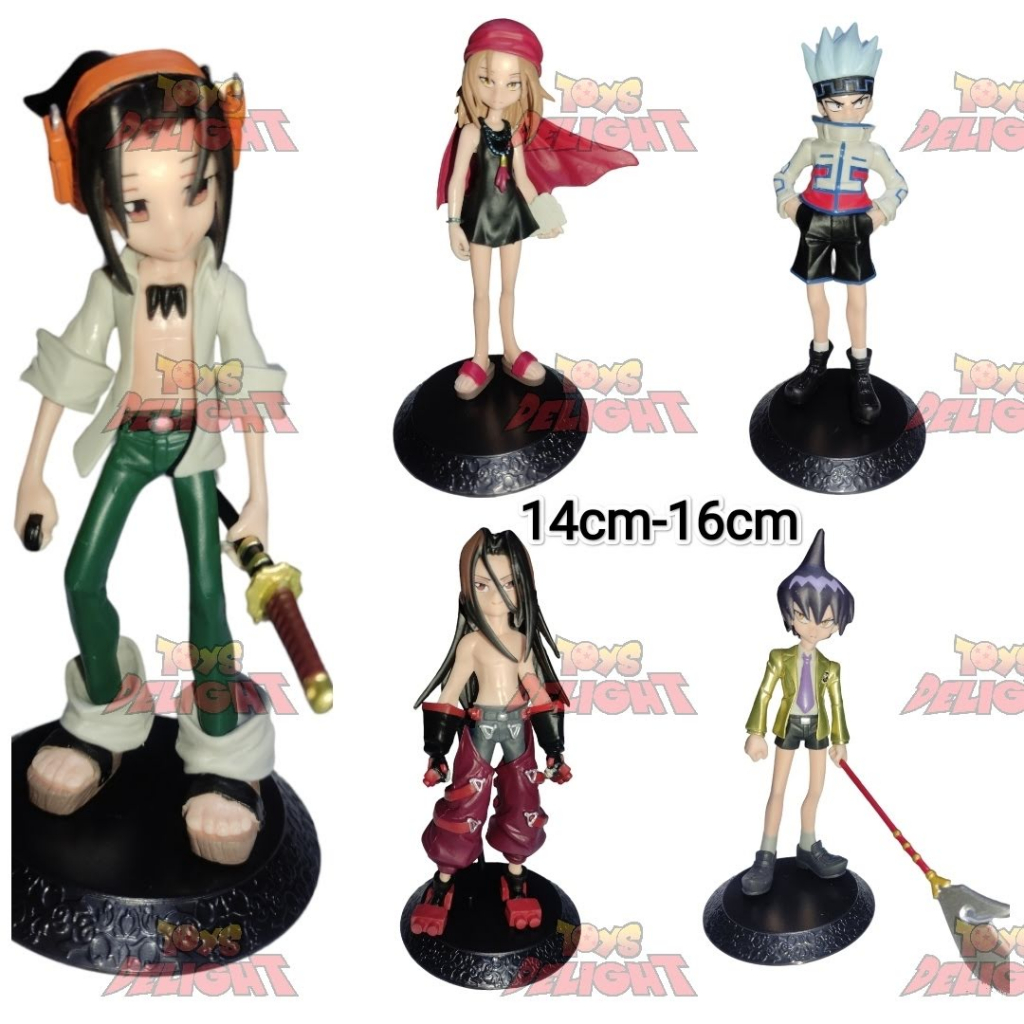 Shaman King Yoh / Hao Asakura / Horo / Anna / Ren Tao 14cm display ...