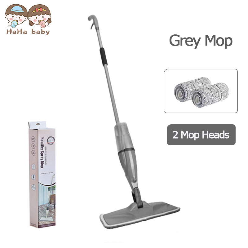 Haha Baby 360 Degrees Floor Spray Mop With Spinner Head Cleaning ...