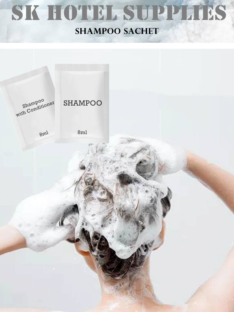Shampoo with Conditioner Sachet 8ml travel size good for hotel resort ...