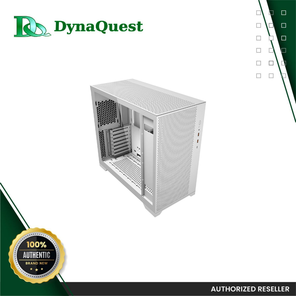 FSP ( CMT580B Black / CMT580W White ) Mesh TG Dual Chamber ATX Gaming ...