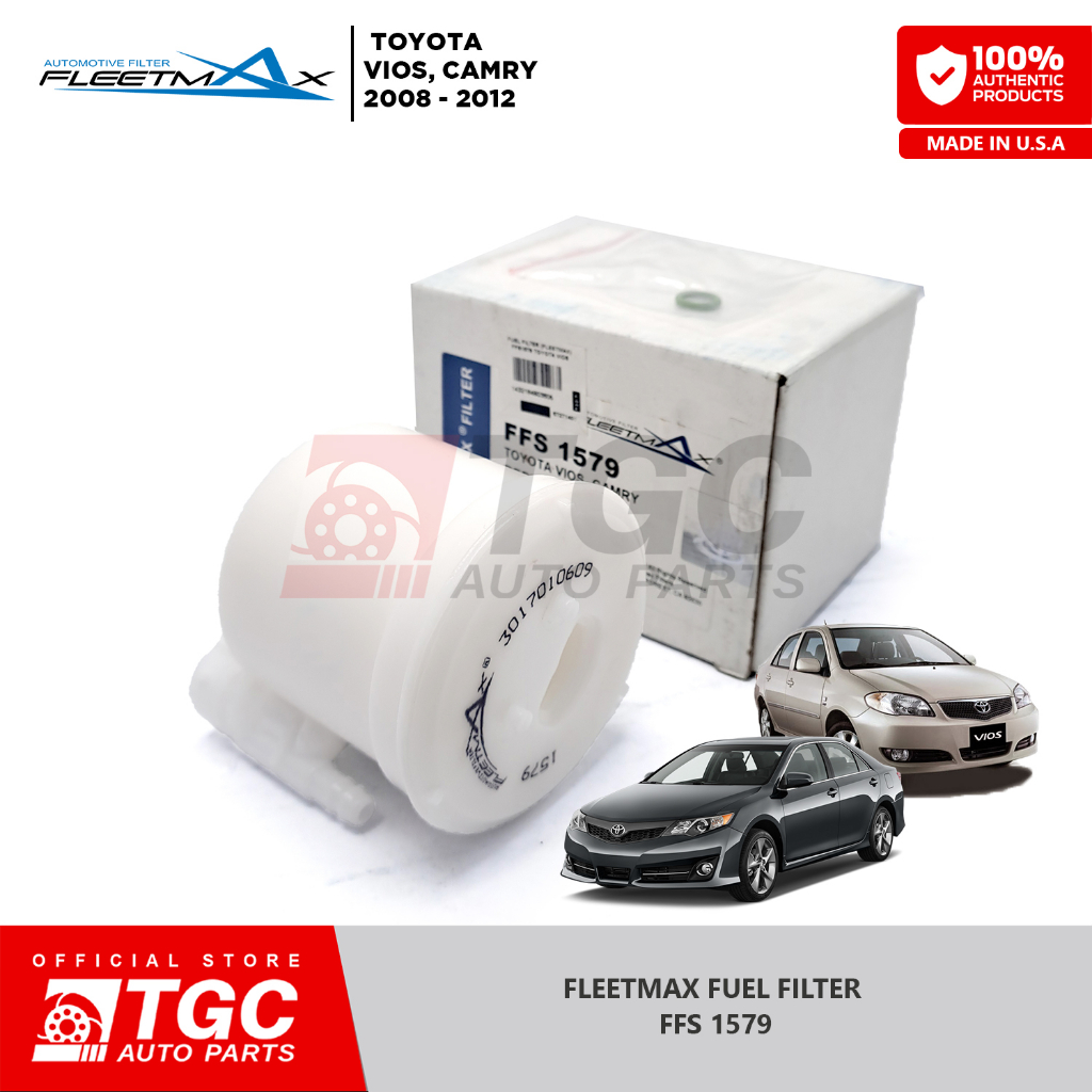 Fleetmax Fuel Filter for TOYOTA VIOS, CAMRY 2008 - 2012 FFS 1579 1PC ...