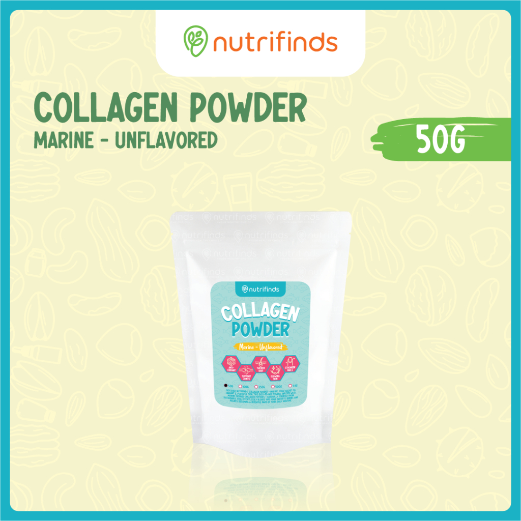 Nutrifinds Collagen Powder - Marine | for radiant skin, strong hair ...