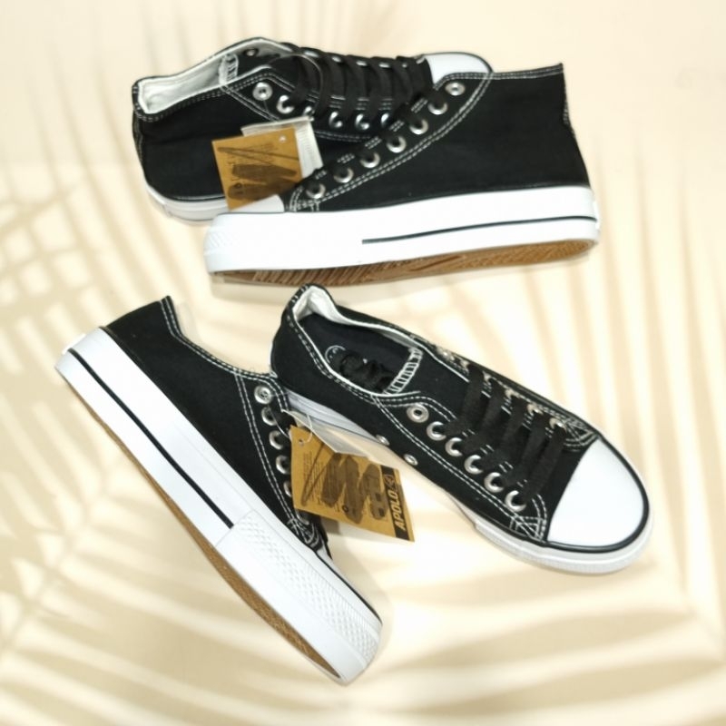 Advan X Apolo Low Cut High Cut Platform Chunky Heel Sneakers | Shopee ...