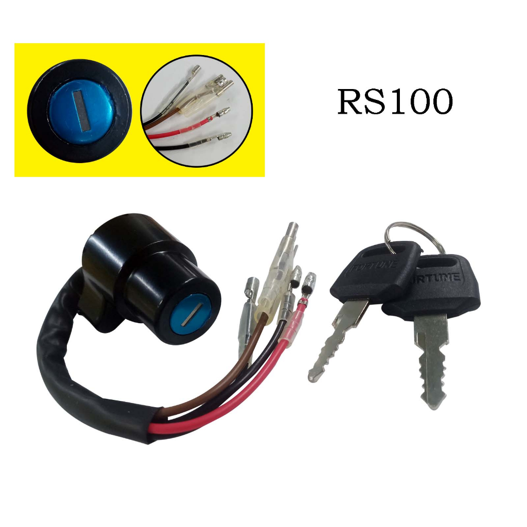 Motorcycle IGNITION SWITCH FRONT (IGS) CT100/MIO/BARAKO/RAIDER/SMASH ...
