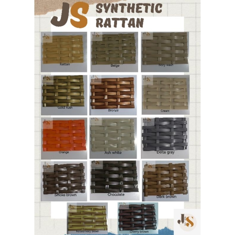 Js synthetic Rattan #2 (5kl/roll) | Shopee Philippines