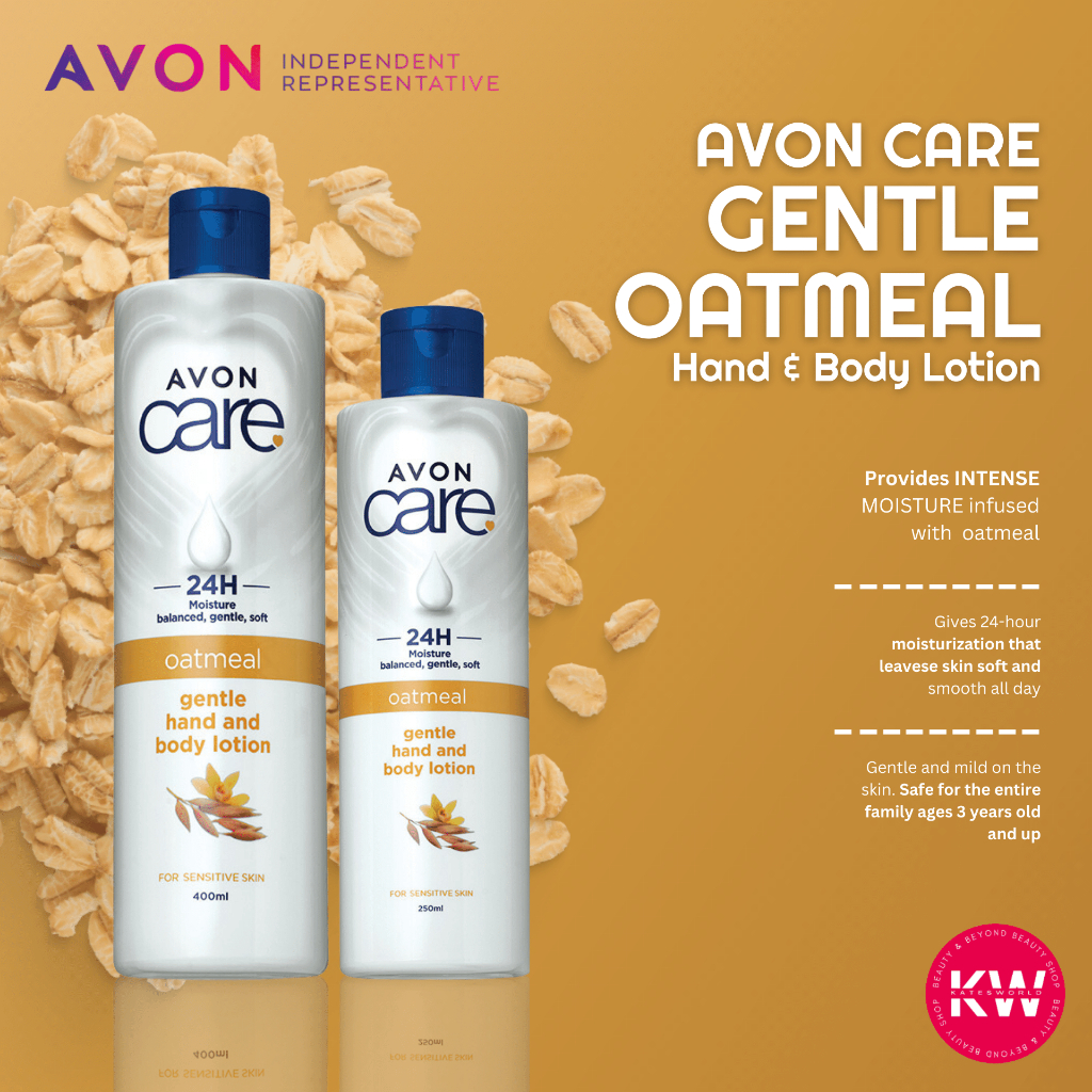 AVON CARE Soothing Oatmeal Hand and Body Lotion (250ml, 400ml) | Shopee ...