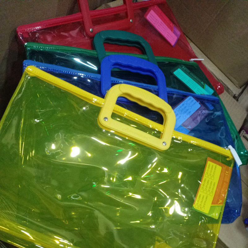 Plastic Envelop With Handle and Zipper/ Expanded Plastic Envelop ...