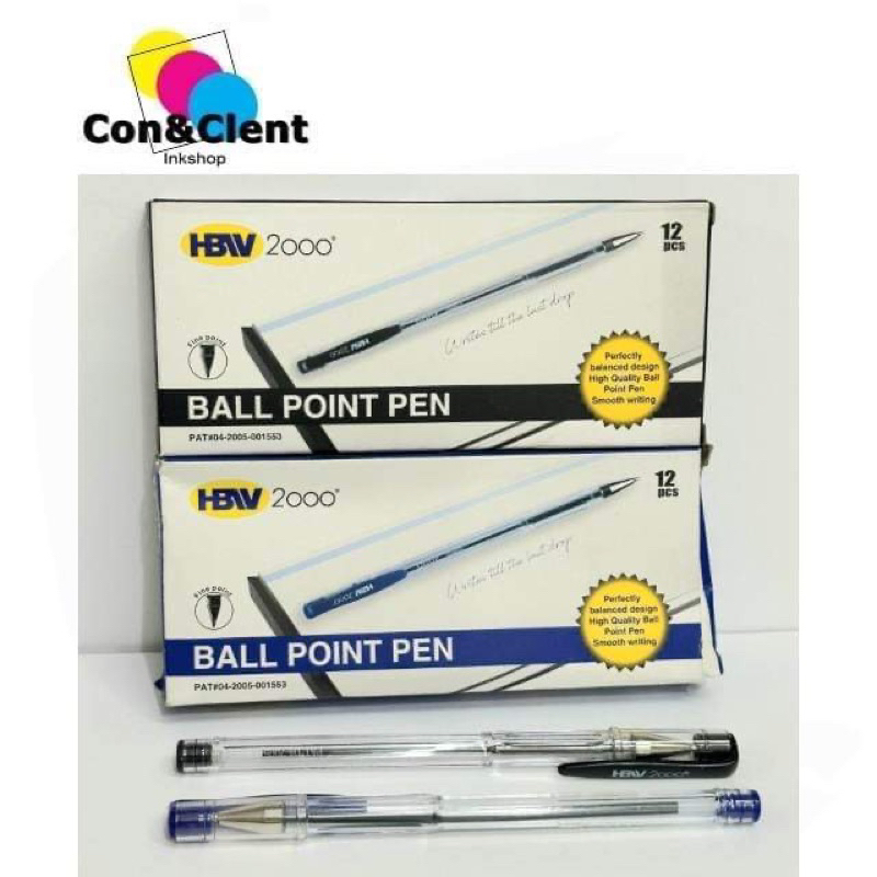 HBW 2000 ball point pen 12pcs/box | Shopee Philippines