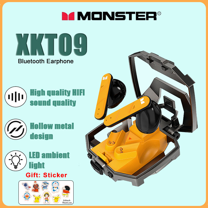 Monster XKT09 Wireless Earphones headset original high quality Wireless ...