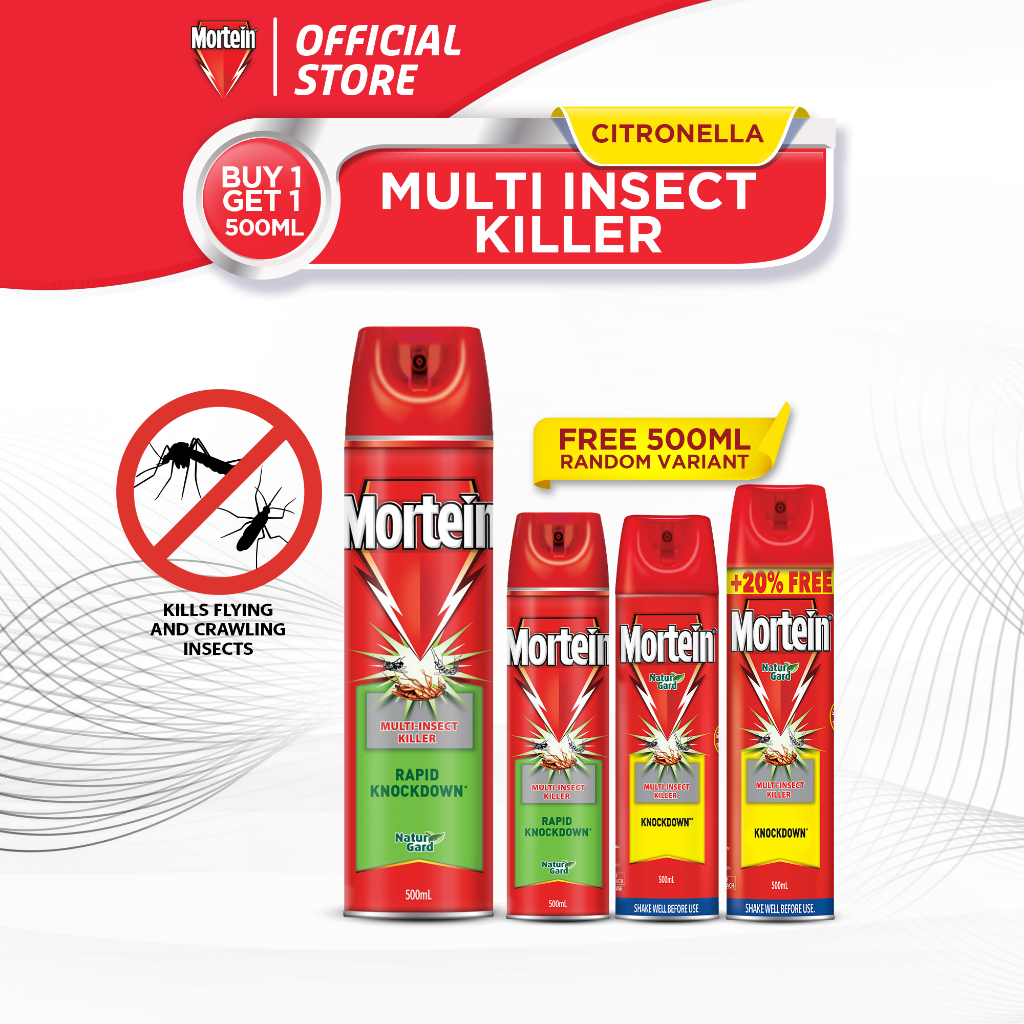 Mortien NaturGard Multi-Insect Killer With Citronella Oil 500ml With ...