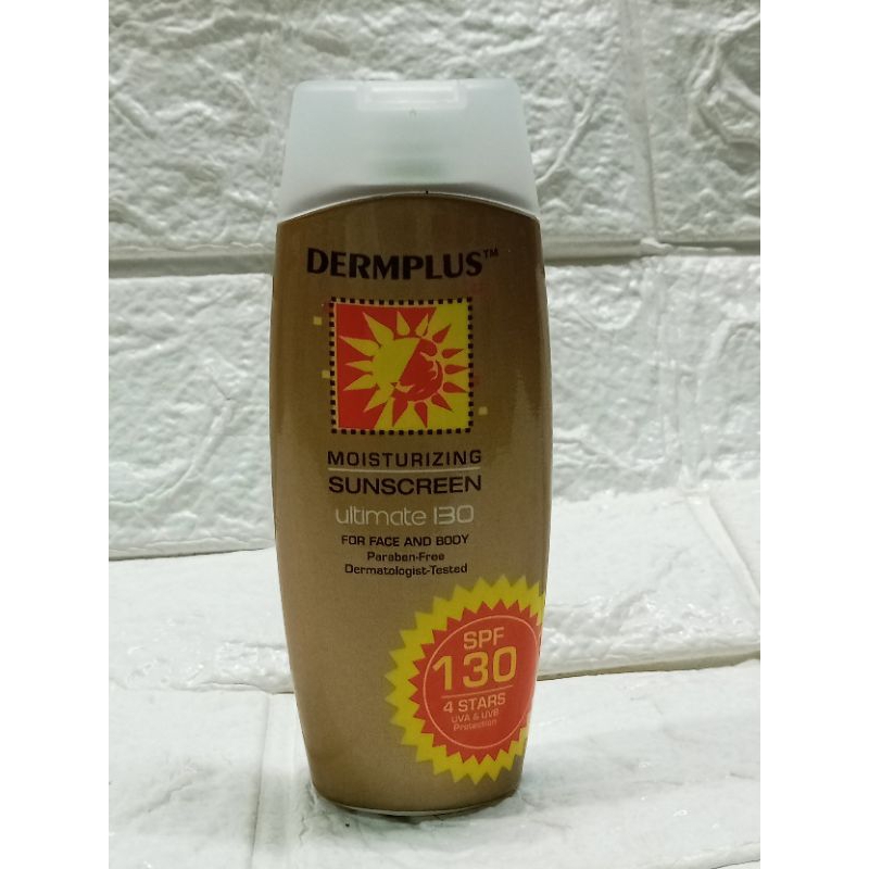 Dermplus moisturizing SUNCREEN ultimate for face and body SPF 130 (50ml) | Shopee Philippines