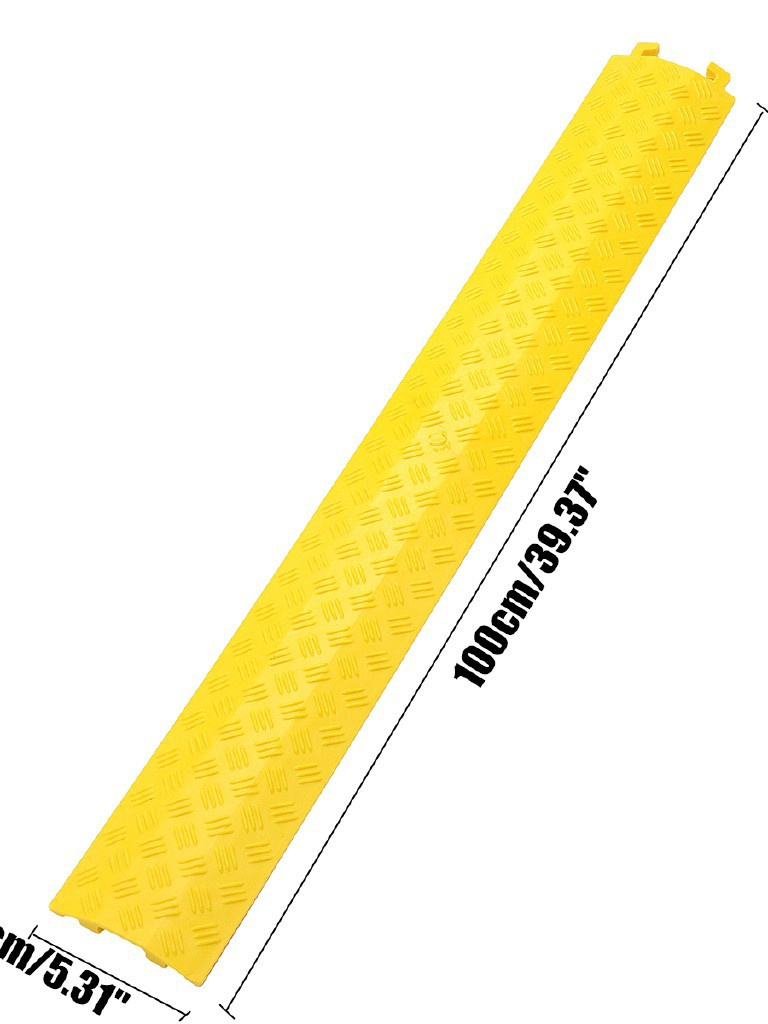 Floor Cord Cover and Cable Protector 100*13*2cm Flexible PVC Duct Cord ...