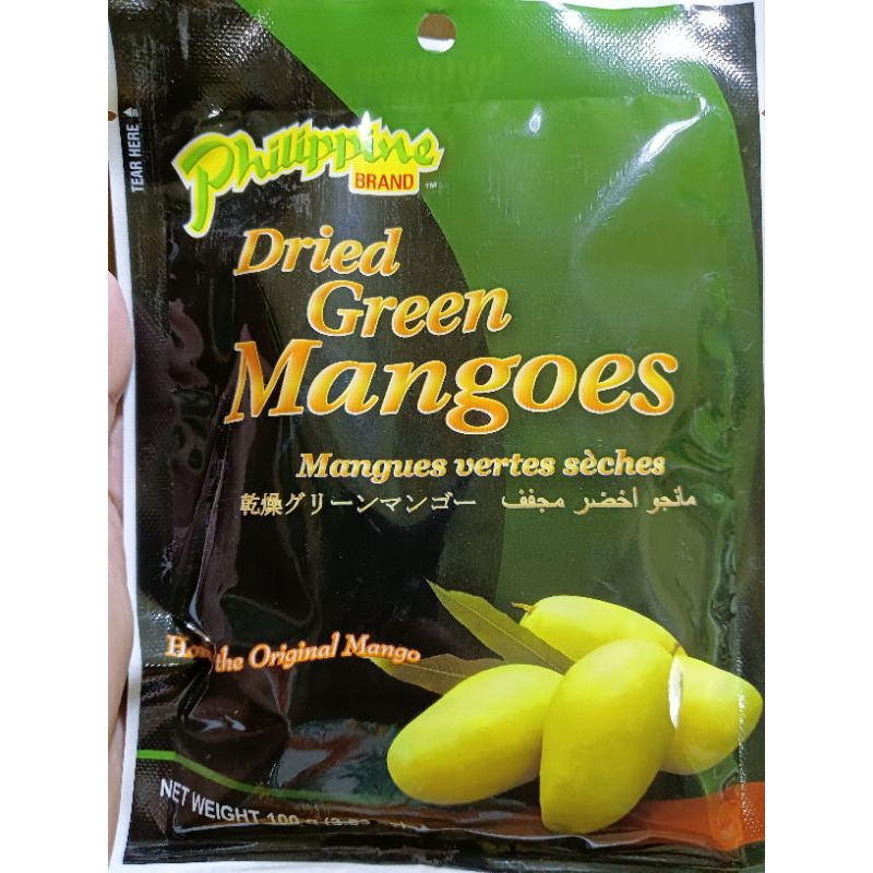 Philippine Brand dried green mango in 100 grams per pack | Shopee Philippines