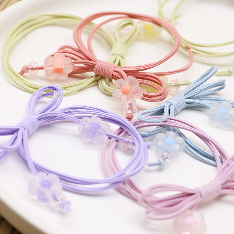 3pcs Cute Hair Rope Colorful Cartoon Rubber Band Pony Tail for Kids ...