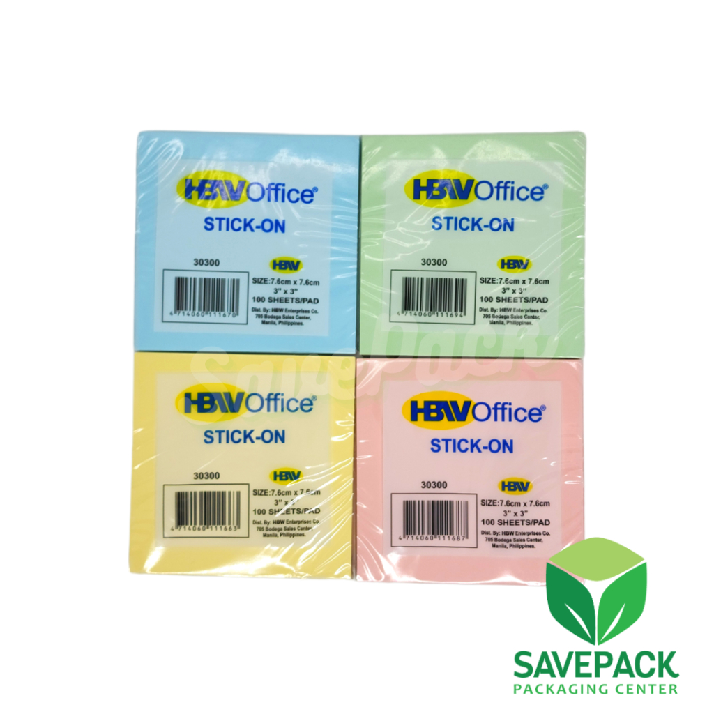 HBW-Sticky Notes 100 Sheets [Square 3x3] | Shopee Philippines
