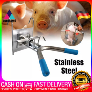 Aquosport Castration Rack Piglet Castration Frame Stainless Steel Double Hook Steer Castration ...