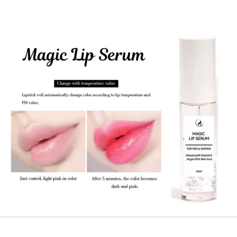 LIP THERAPY MAGIC LIPGLOSS 10ML ROLLER/ COLOR CHANGING/ Heals dry ...
