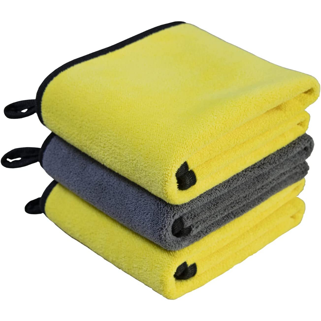 3 Sizes Soft Coral Velvet Windows Cleaning Rag/Polyester Fiber Super ...